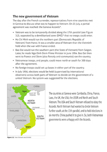 Edexcel 9-1 The end of French Rule in Vietnam | Teaching Resources