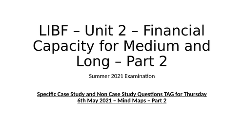 LIBF L3 CeFS Unit 2 Summer 2021 - Questions 1|2, 2|1, 2|3, 3|3 & 3|4 ...