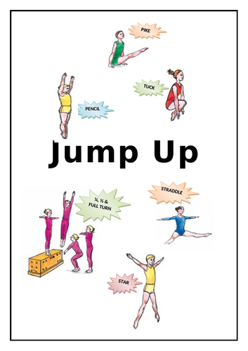 Gymnastics: Shapes, Jumps, Balances, Rolls Resource Cards | Teaching Resources