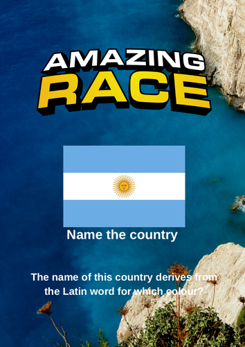 The Amazing Race - Orienteering Task | Teaching Resources