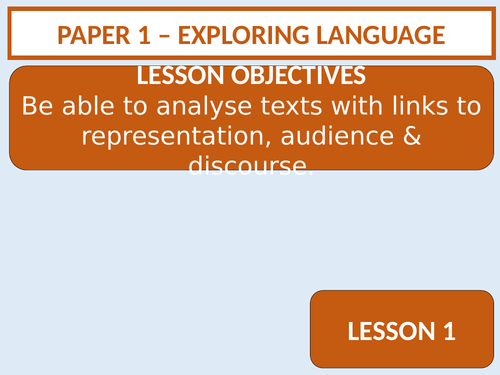OCR A Level English Language Revision Unit | Teaching Resources