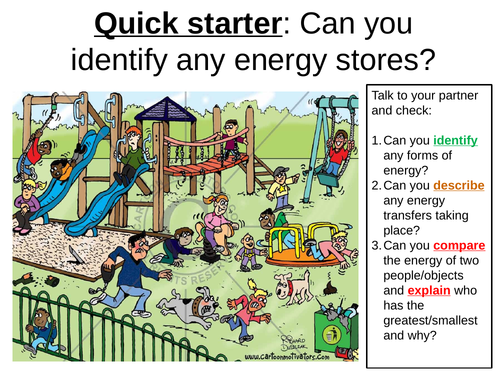 GCSE AQA 9-1 Energy: L1 (Energy stores) | Teaching Resources