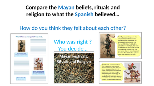 KS2 History - Mayans vs Spanish | Teaching Resources