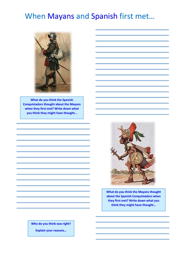KS2 History - Mayans vs Spanish | Teaching Resources