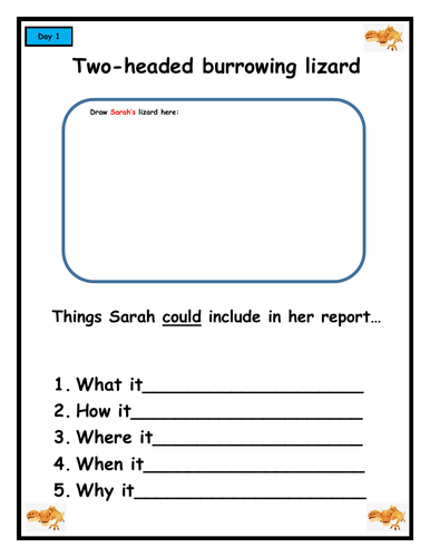 Year 3 Non-chronological reports - PowerPoint and Worksheets | Teaching ...