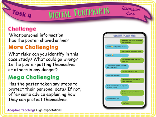 Digital Footprints KS2 | Teaching Resources
