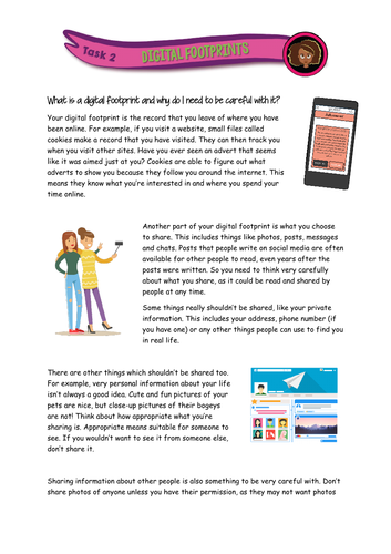 Digital Footprints KS2 | Teaching Resources