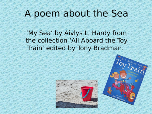 EYFS 'My Sea by Aivlys L. Hardy' exploring poetry | Teaching Resources