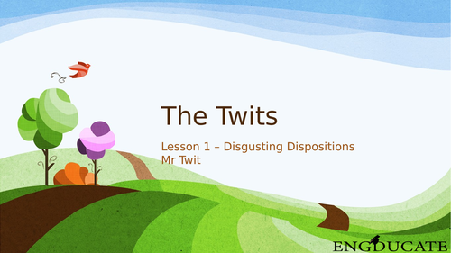 The Twits Chapter 1-3 character description | Teaching Resources