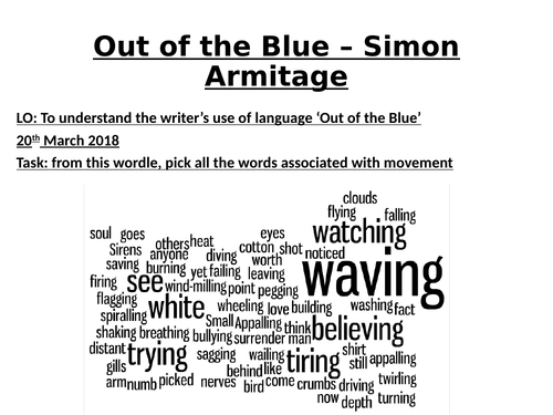 Conflict poetry SOW | Teaching Resources