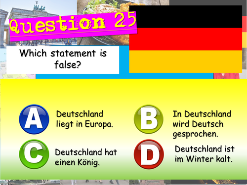 German Quiz | Teaching Resources
