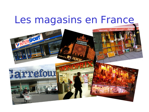 Les magasins | Teaching Resources