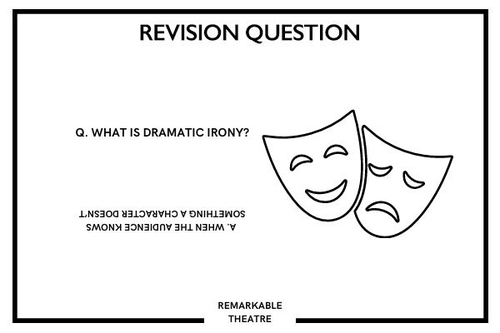 Drama and Theatre Display Revision Wall | Teaching Resources