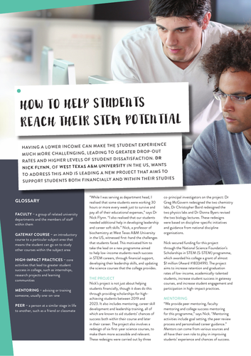 Helping students reach their STEM potential - Chemistry | Teaching ...