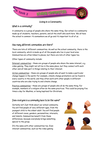 Diverse Communities | Teaching Resources