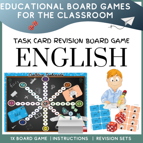 English Revision Board Game | Teaching Resources