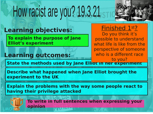 How racist are you? | Teaching Resources