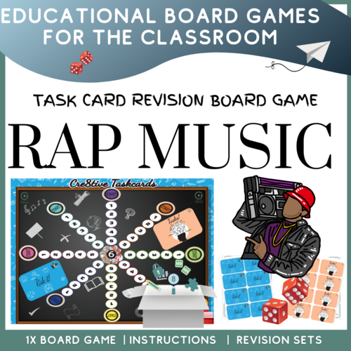 Rap Music Board Game | Teaching Resources