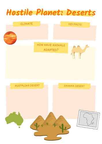 Hostile Planet Deserts/Polar/Tropical Rainforests - Geography/Science ...