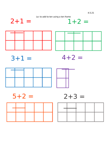 Gingerbread Men Ten Frame Addition | Teaching Resources