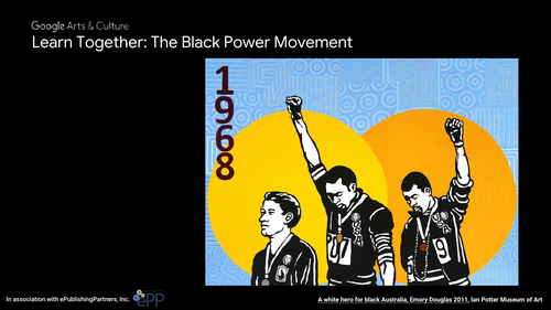 The Black Power Movement: Learn Together #googlearts | Teaching Resources