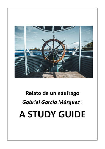 Relato de un náufrago: A Study Guide | Teaching Resources