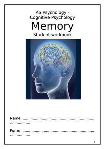 AQA Psych- Memory whole unit slides | Teaching Resources