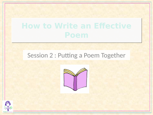 Poetry Writing Workbook PDF - 2 Lesson Complete Lesson Plans! - English ...