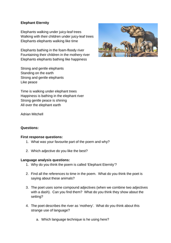 Y7 Animal Poetry Scheme of Work | Teaching Resources