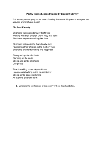 Y7 Animal Poetry Scheme of Work | Teaching Resources