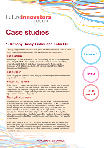 Future Innovators Toolkit | Teaching Resources