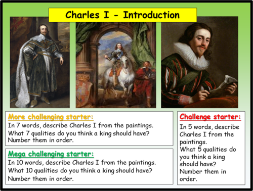Charles I | Teaching Resources