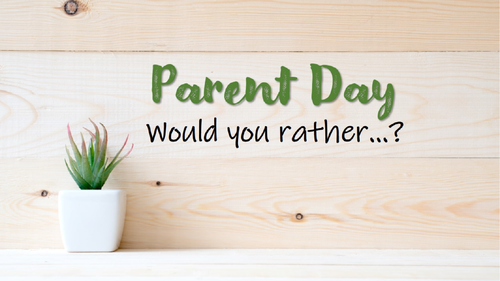 Family Activities | Would You Rather | Discussion and Reasoning ...