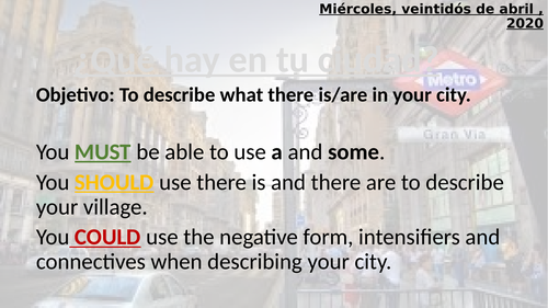Mi ciudad KS3 | Teaching Resources