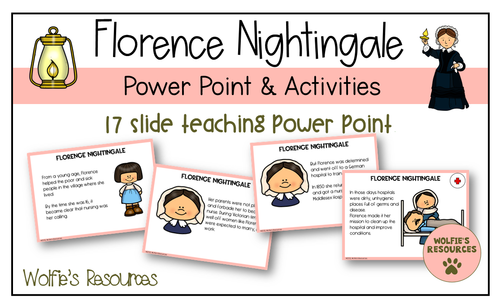 Florence Nightingale KS1, Year 2, Activities and Power Point | Teaching ...