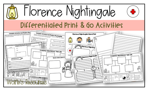 Florence Nightingale KS1, Year 2, Activities and Power Point | Teaching ...