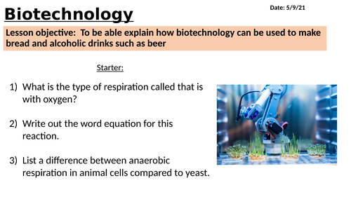 9.3.3 Biotechnology (NEW Activate 2) | Teaching Resources