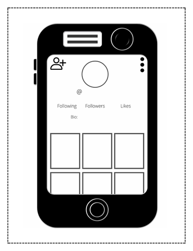 TikTok Profile Template | Any Character or Historical Figure | Teaching ...