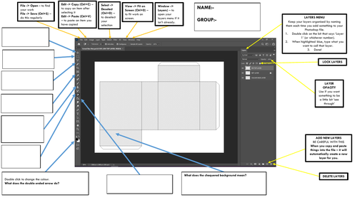 Photoshop Helpsheet | Teaching Resources