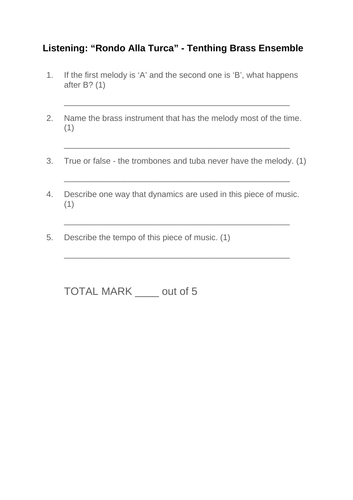 The orchestra | Teaching Resources