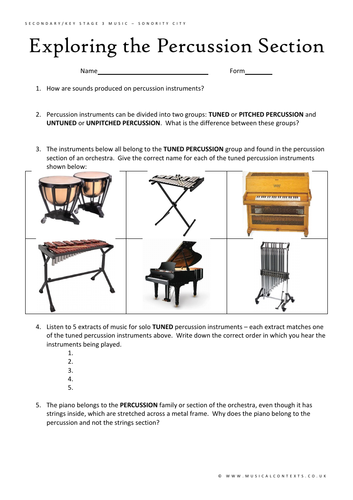 The orchestra | Teaching Resources