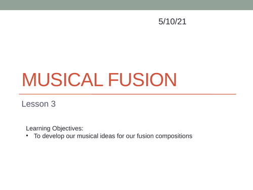 Music Fusion Booklet and unit of work | Teaching Resources