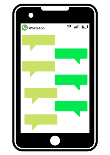 WhatsApp Messaging Template/Worksheet English Literature. Social Media ...