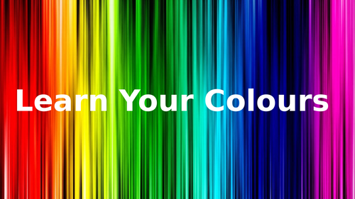 Colours | Teaching Resources