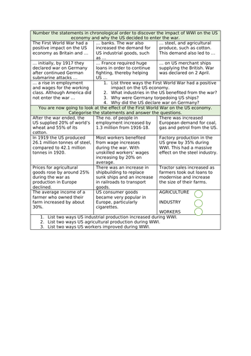 USA 1918-41 - 1.1 The USA in 1918 | Teaching Resources