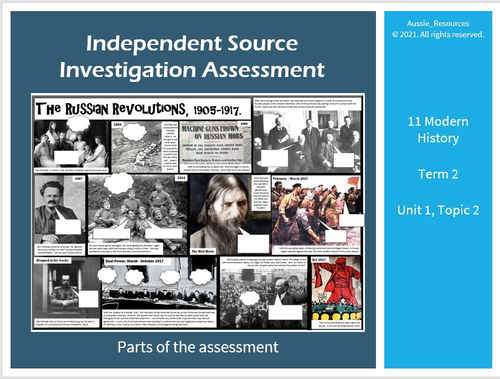 Modern History - Russian Revolution - Sub question development ...