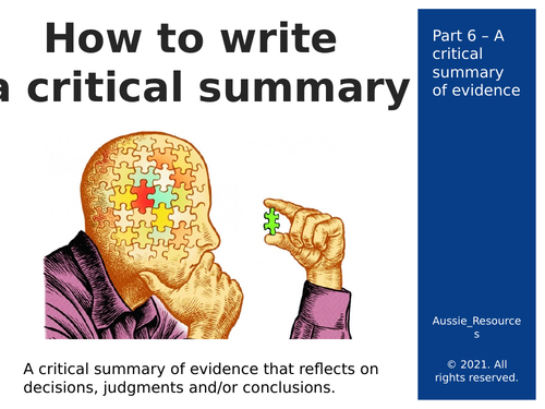 Modern History - Russian Revolution - How to write a critical summary ...