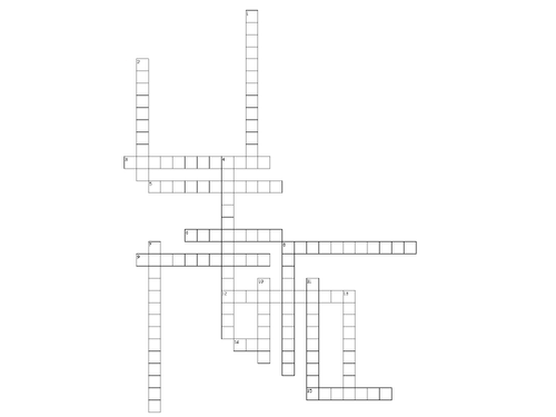 Cell Membrane Transport Crossword & Answers (AS/Year 1 A level Biology ...