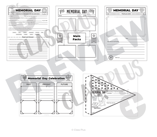 Memorial Day Activity | Teaching Resources