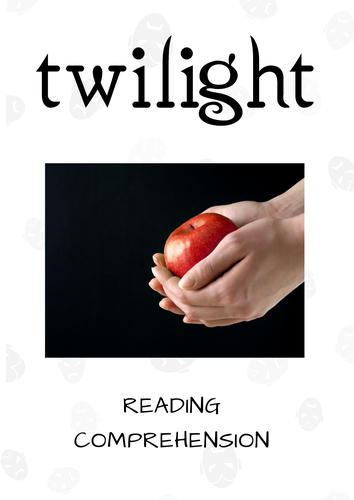 Twilight English Reading Comprehension Skimming & Scanning Activity ...